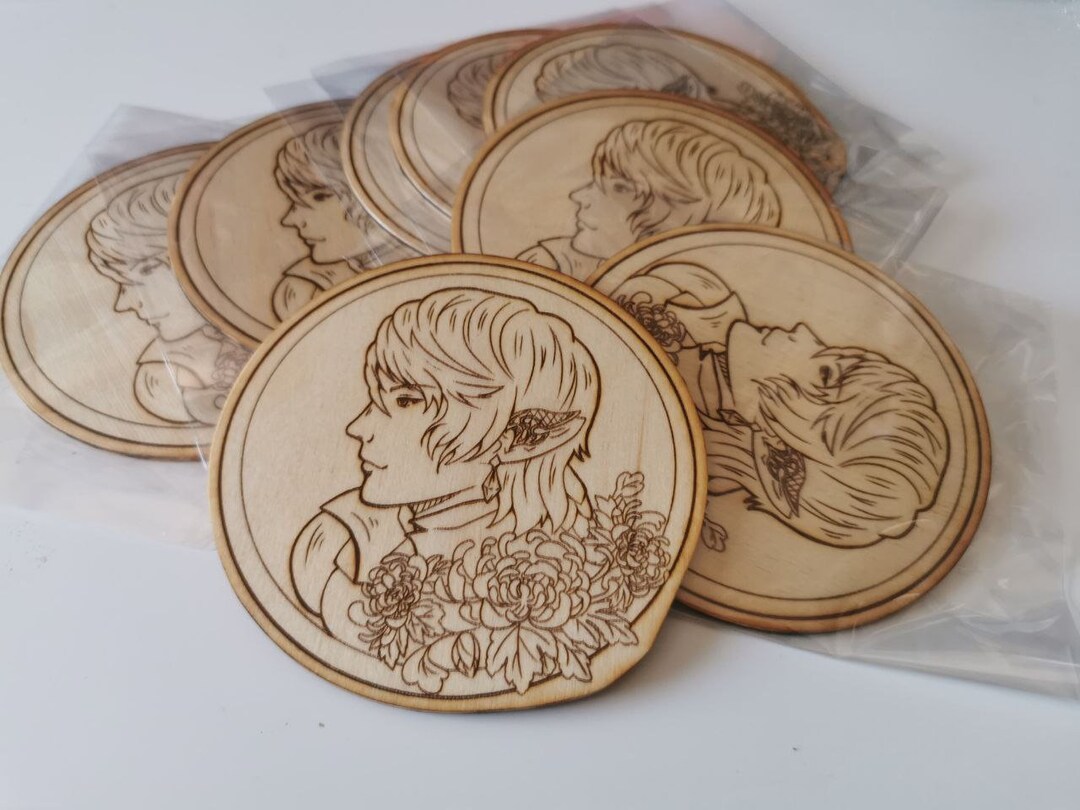 FFXIV Wooden Coasters - Etsy