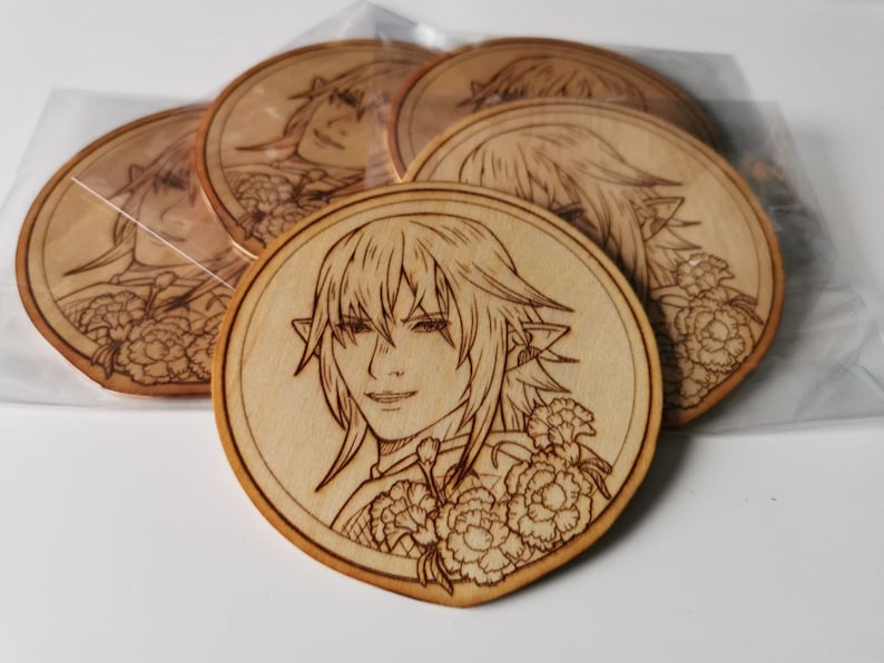 FFXIV Wooden Coasters - Etsy