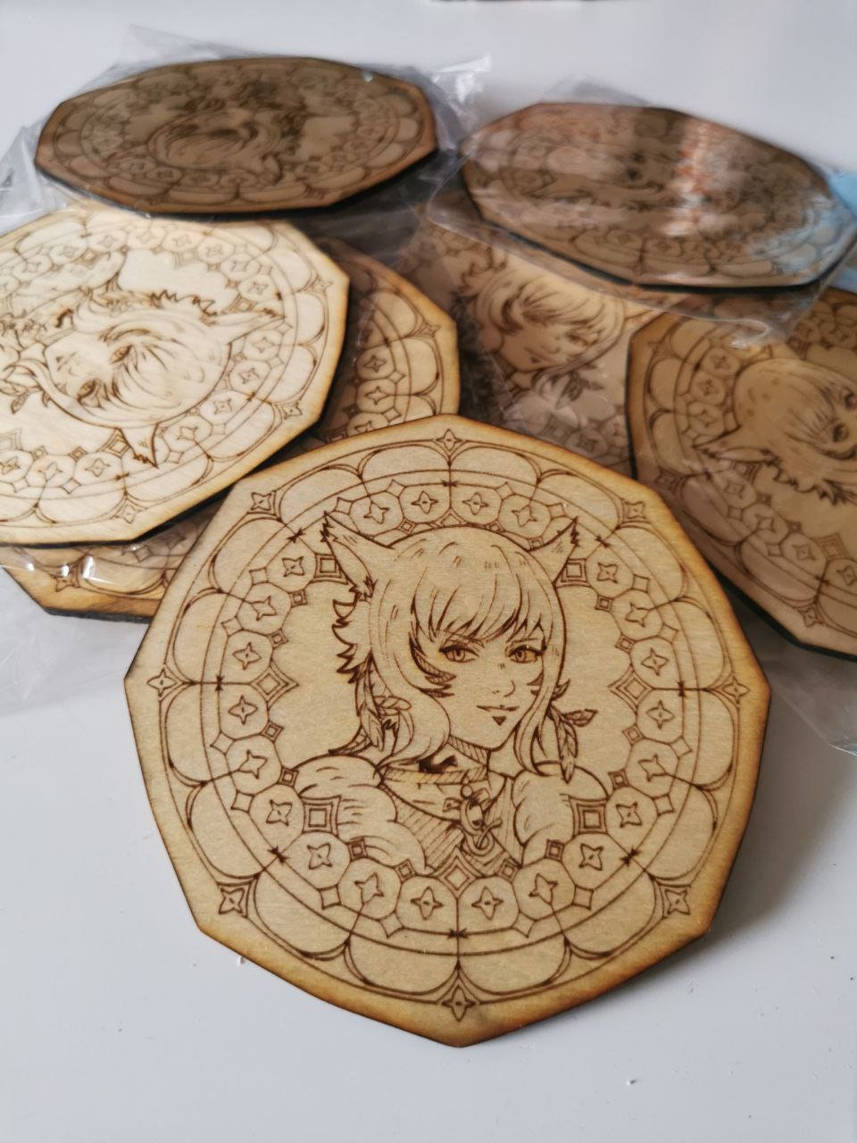 FFXIV Wooden Coasters - Etsy
