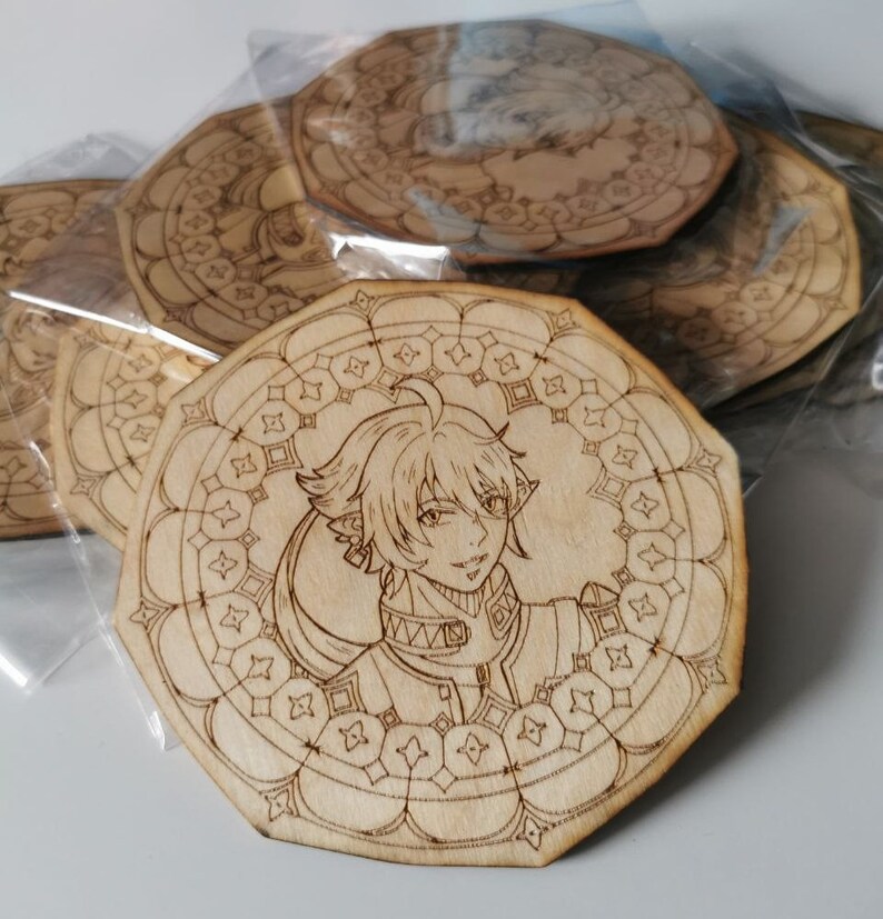 FFXIV Wooden Coasters - Etsy