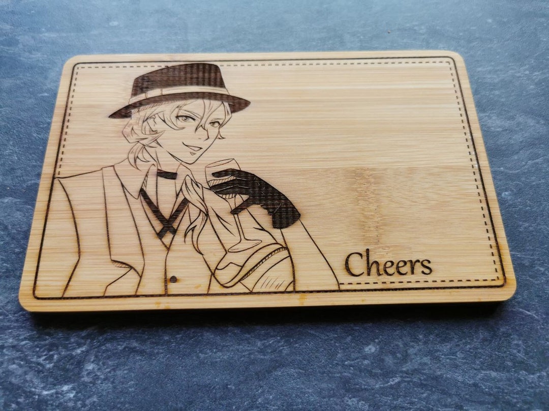 BSD Chuuya Nakahara Breakfast Board (fanart) - Etsy