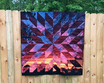 Sunrise Sunset Quilt Pattern A striking quilt using Janet