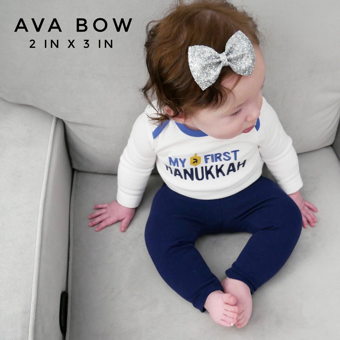 Red Glitter Bow Red Sparkle Bow Christmas Baby Bow Glitter | Etsy