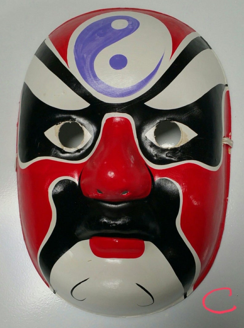 Hand Painted Chinese Peking Beijing Opera Mask ABCDEFGHIJ - Etsy