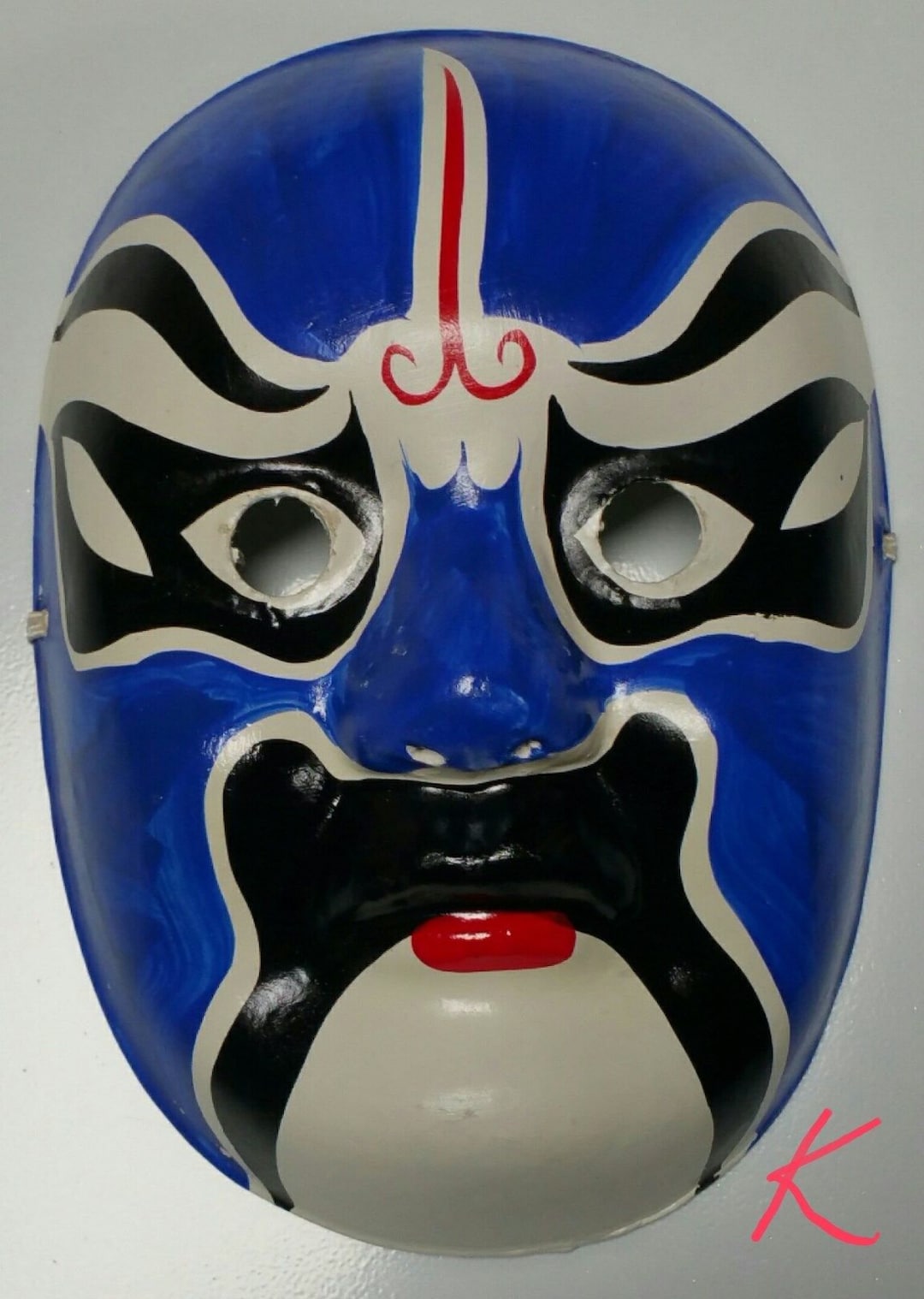 Hand Painted Chinese Peking Beijing Opera Mask KLMNOPQ - Etsy