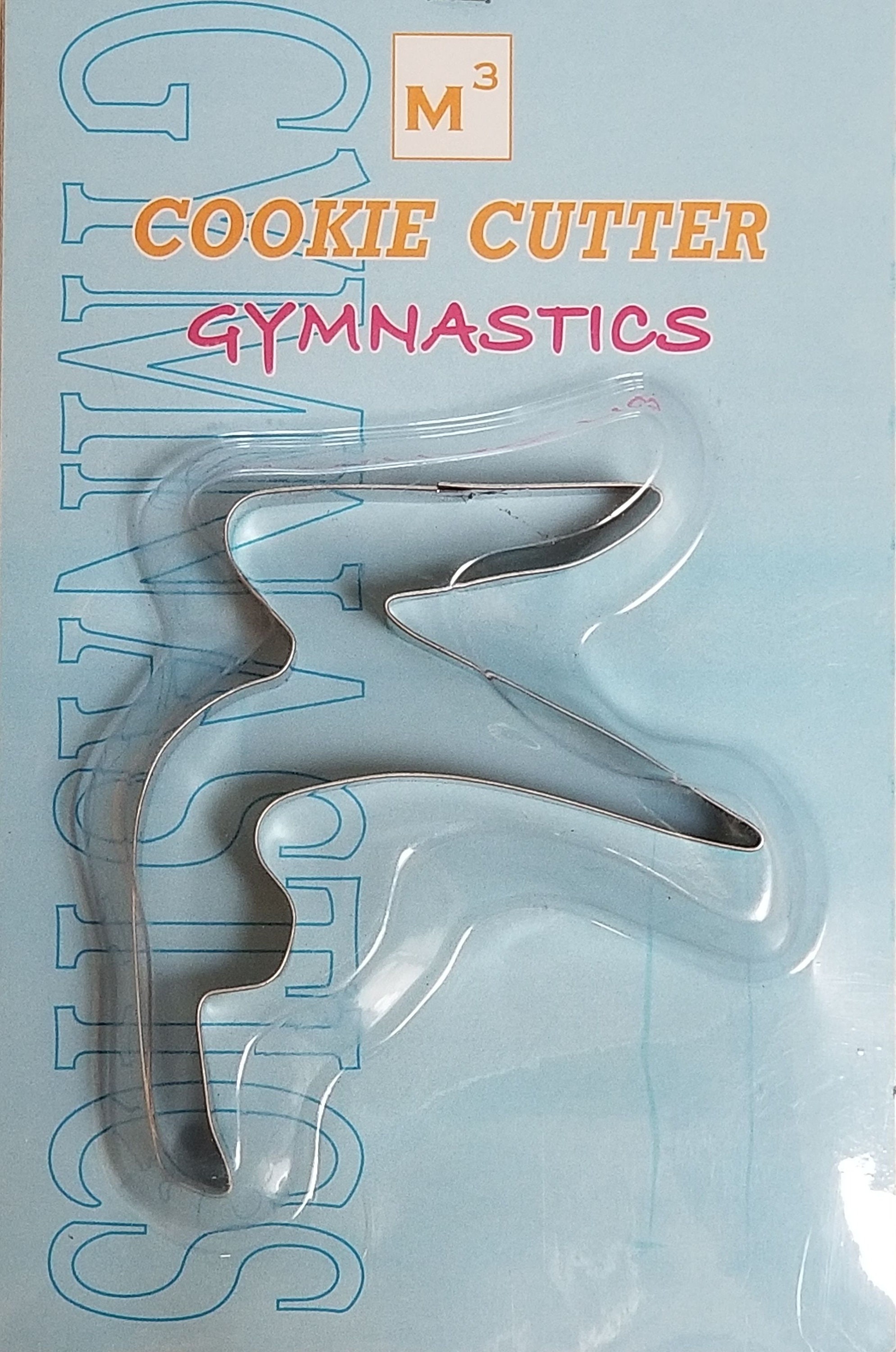 Gymnast Cookie Cutter Stainless Steel Gymnastics Cartwheels Hand Stand ...