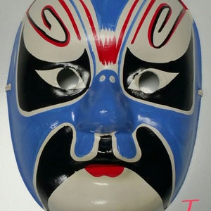 Hand Painted Chinese Peking Beijing Opera Mask ABCDEFGHIJ - Etsy