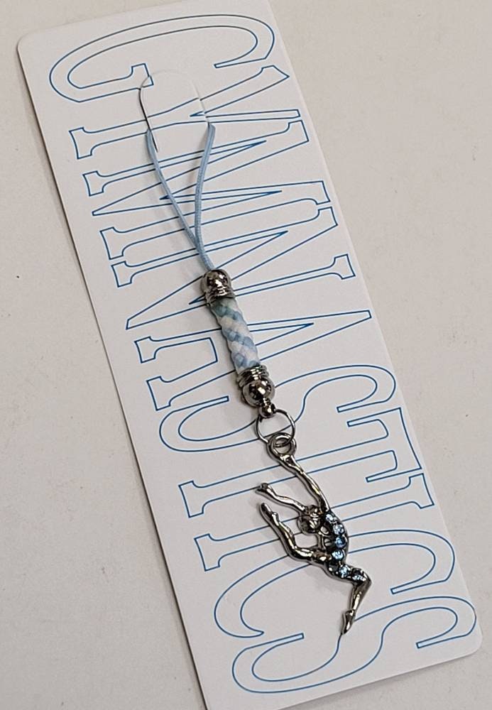 Beautiful Gymnastics Lanyard Key Chain Gift for Girls Women Gymnast ...