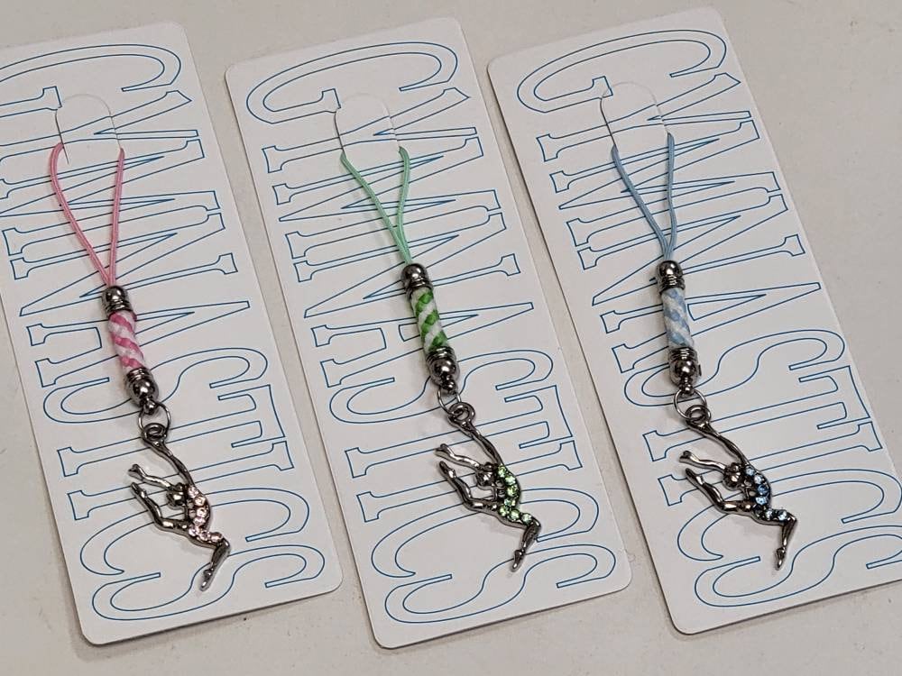 Beautiful Gymnastics Lanyard Key Chain Gift for Girls Women Gymnast ...