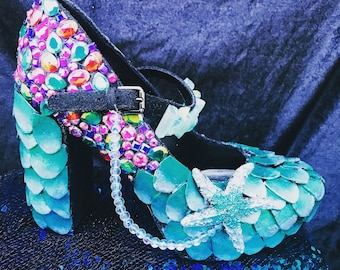 Mermaid heels | Etsy