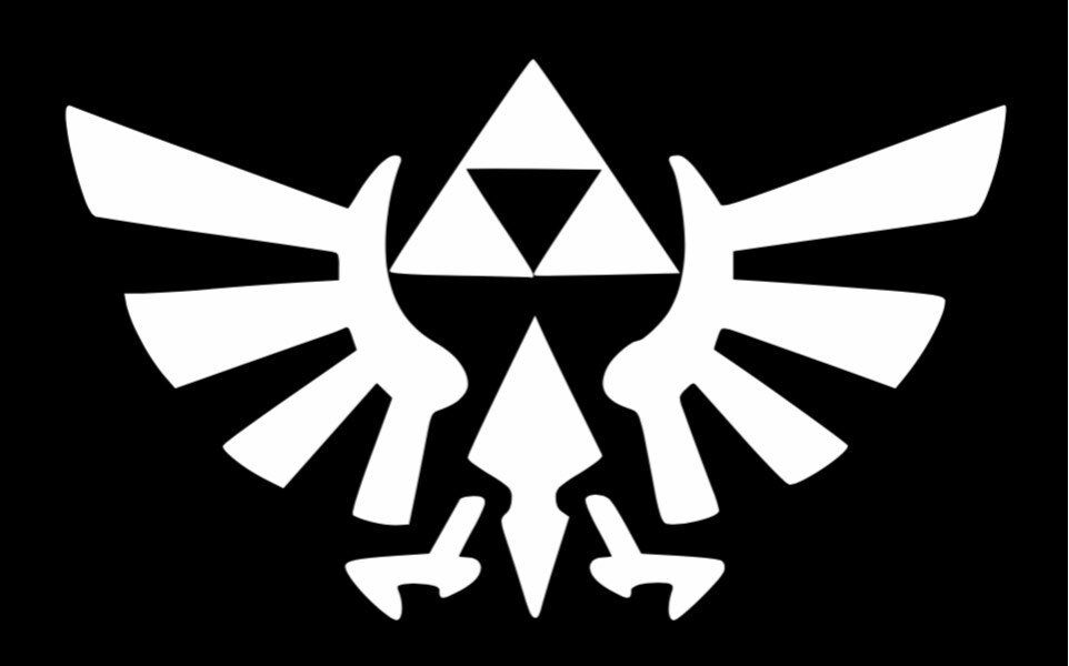 Golden Triforce Decal Zelda - Etsy