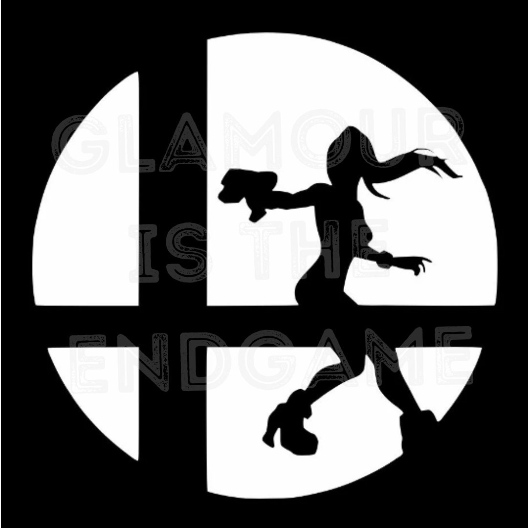 Smash Bros Inspired Zero Suit Samus Decal - Etsy
