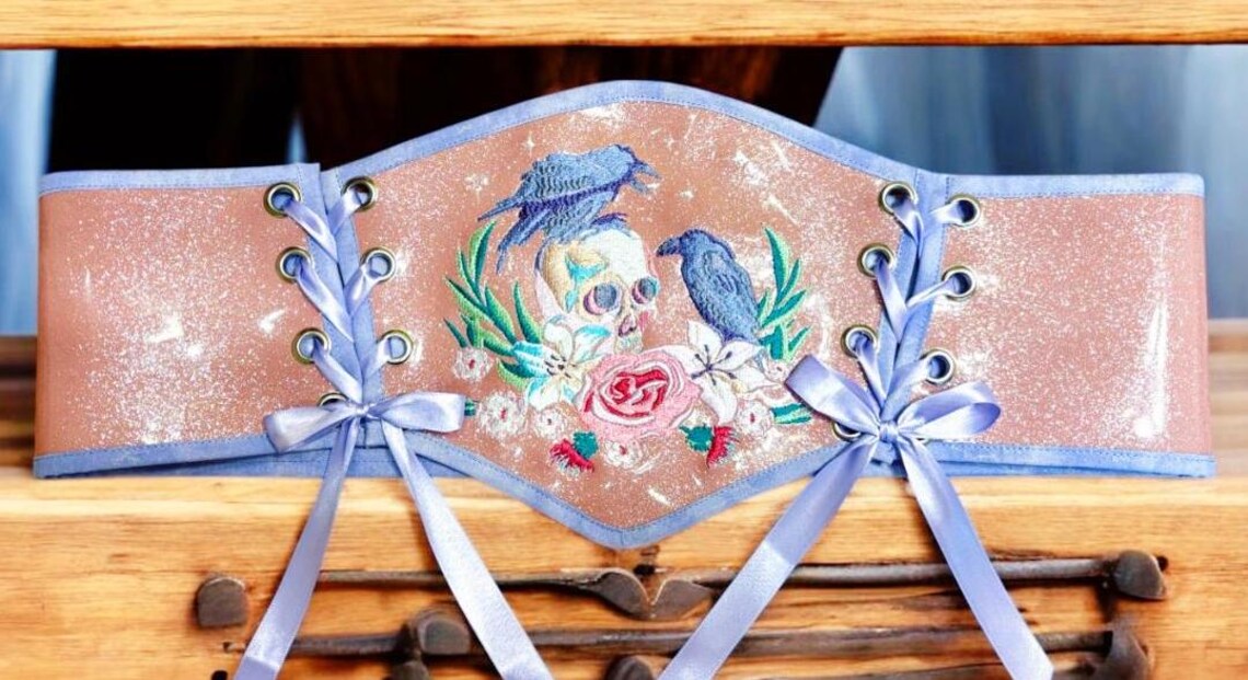 Cottagecore Pastel Goth "not Quite a Murder" Belt - Etsy