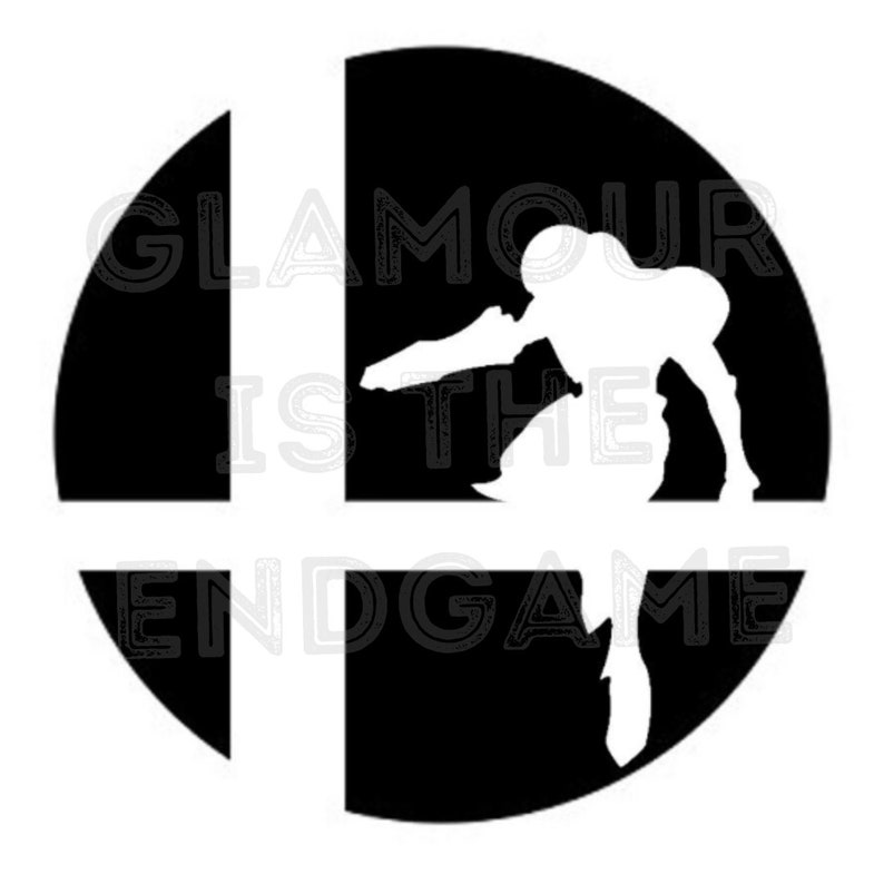 Super Smash Bros. Inspired Dark Samus Decal - Etsy