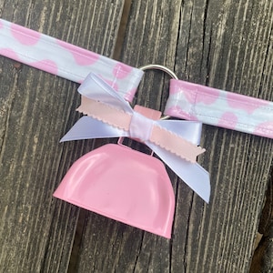 Strawberry Milk Pink Cow Choker - Etsy