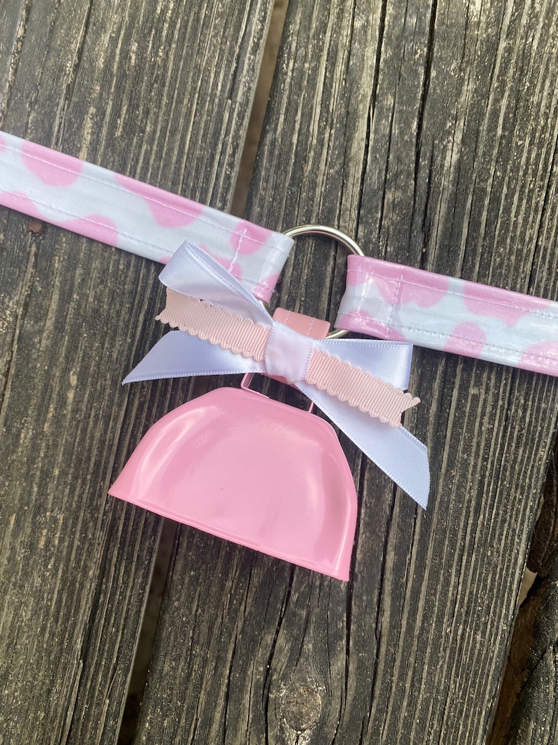 Strawberry Milk Pink Cow Choker - Etsy