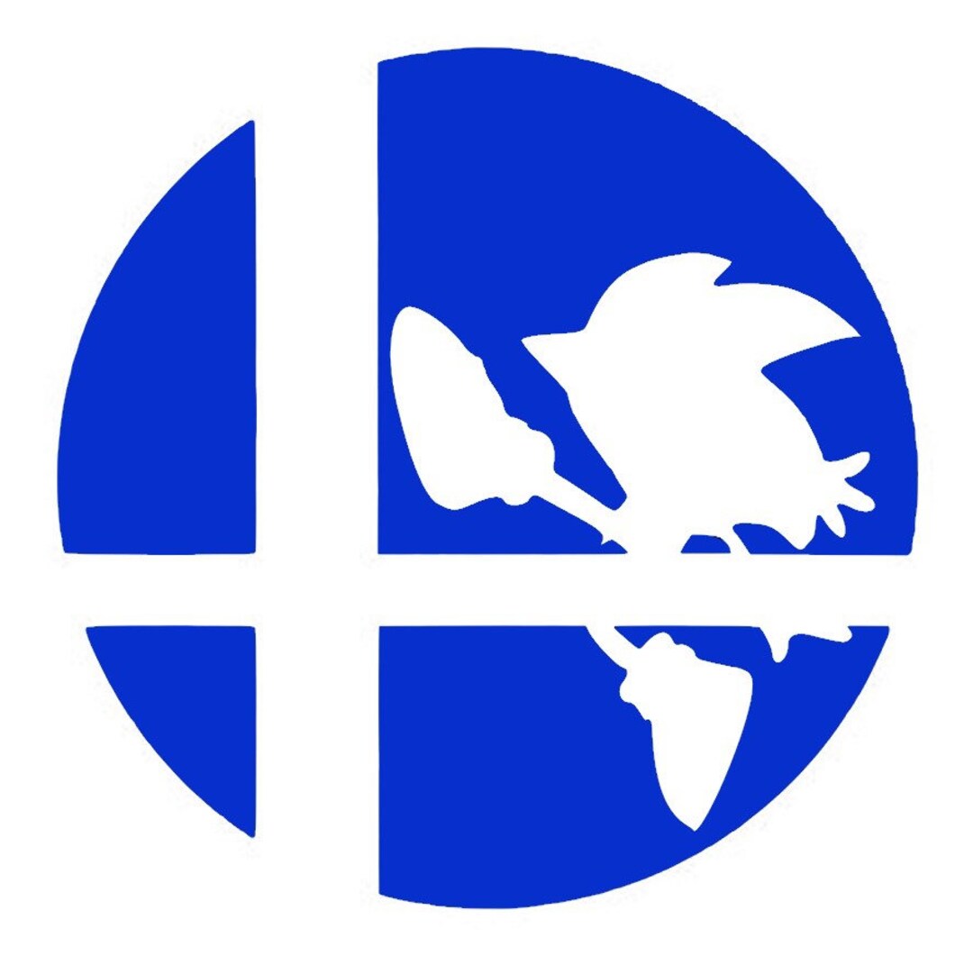 Smash Bros Inspired Sonic Decal - Etsy