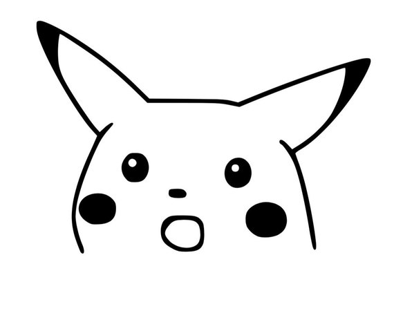 Pikachu Images Pikachu Surprised Face Meme Template