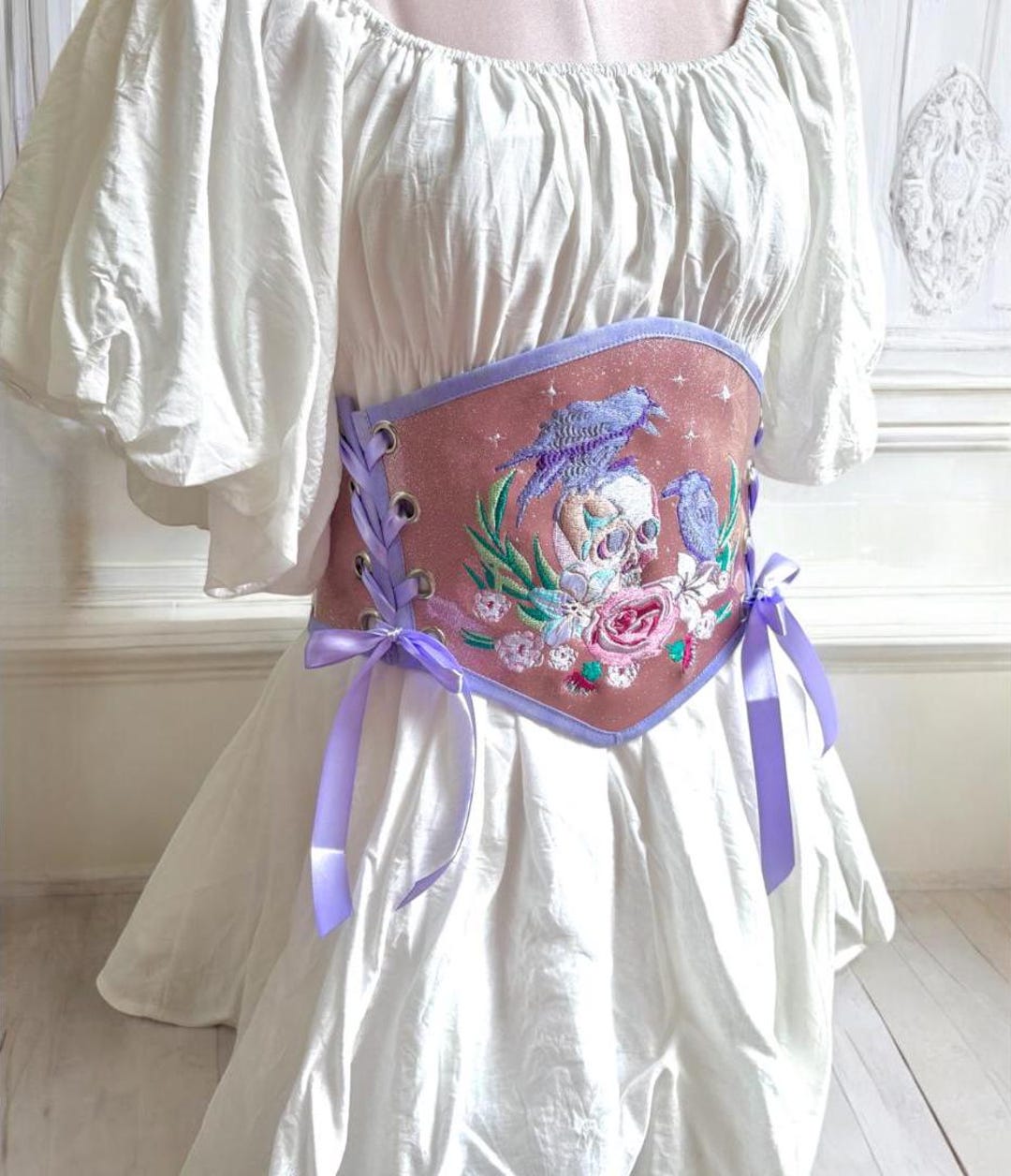 Cottagecore Pastel Goth "not Quite a Murder" Belt - Etsy