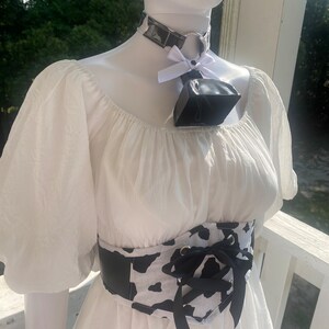 Cow Print Corset Belt - Etsy