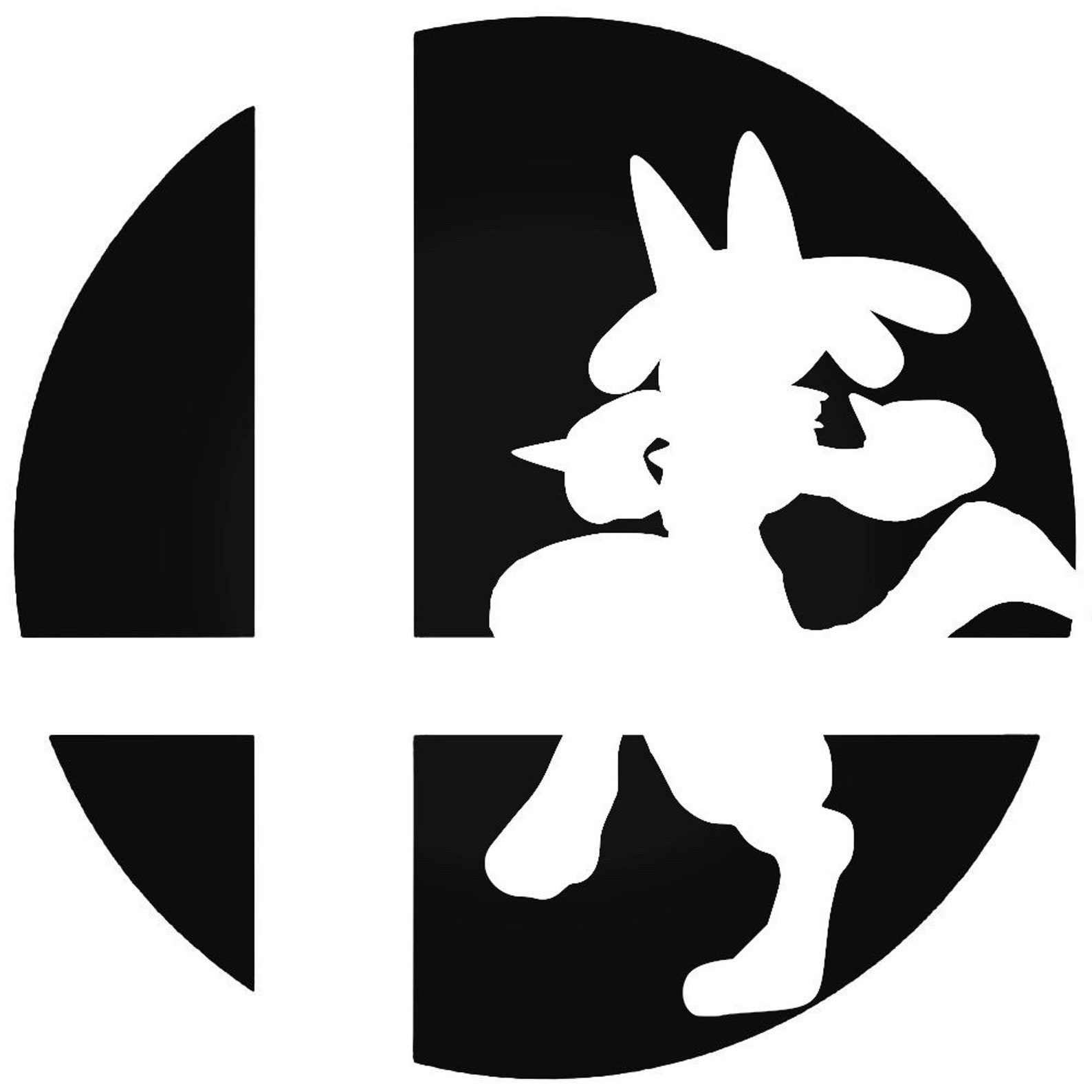 Smash Bros Inspired Pokemon Lucario Decal | Etsy