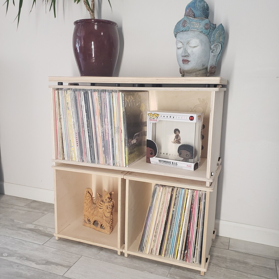 Record Storage Double Wide Box Design Your Own - Etsy