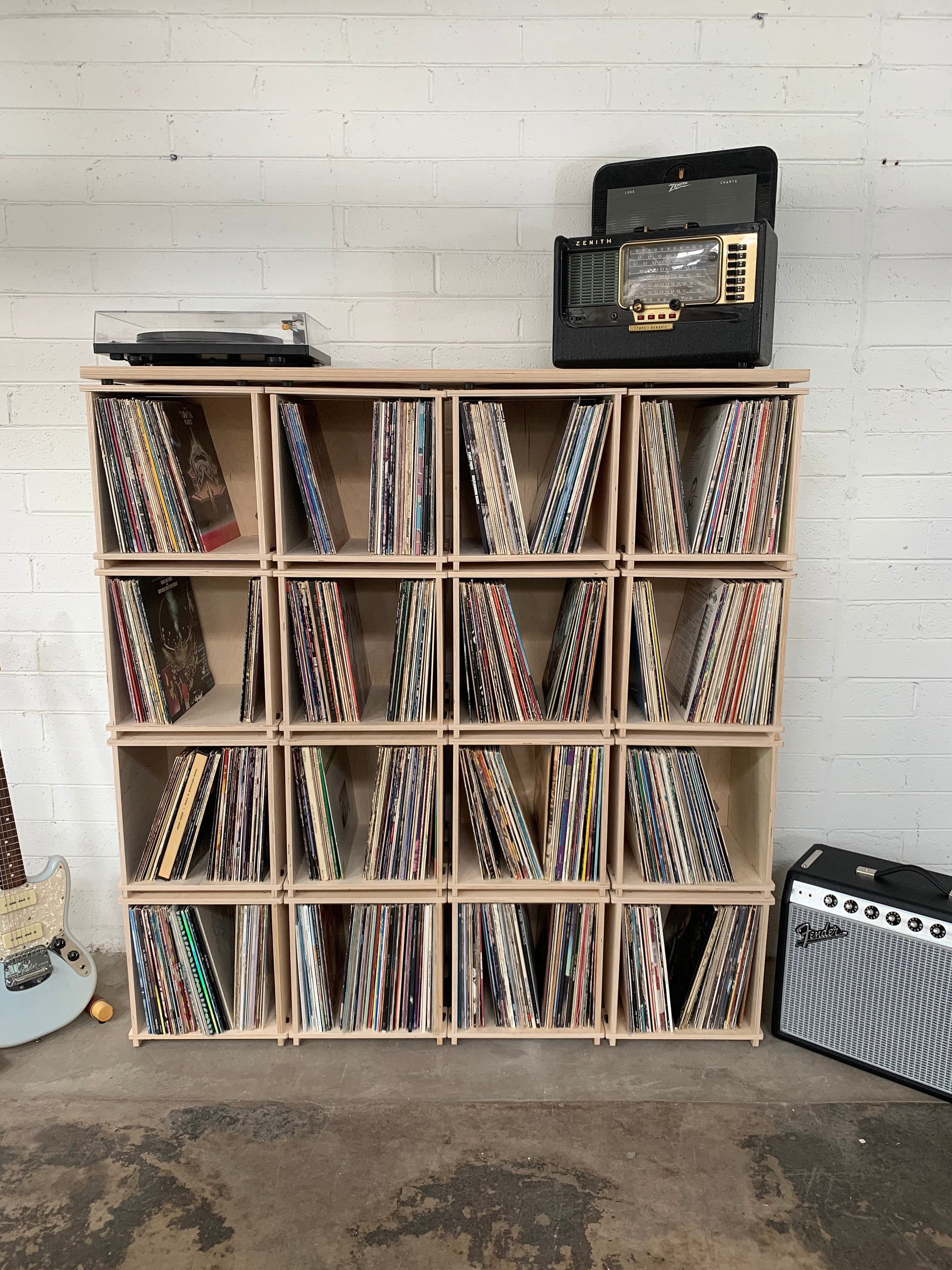 Record Storage BOXSET of 16 With 4 Topper - Etsy