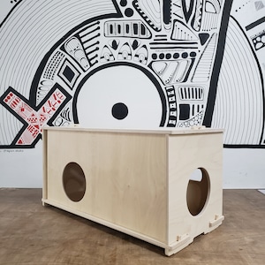Cat / Kitty Storage Double Wide Box Design Your Own - Etsy