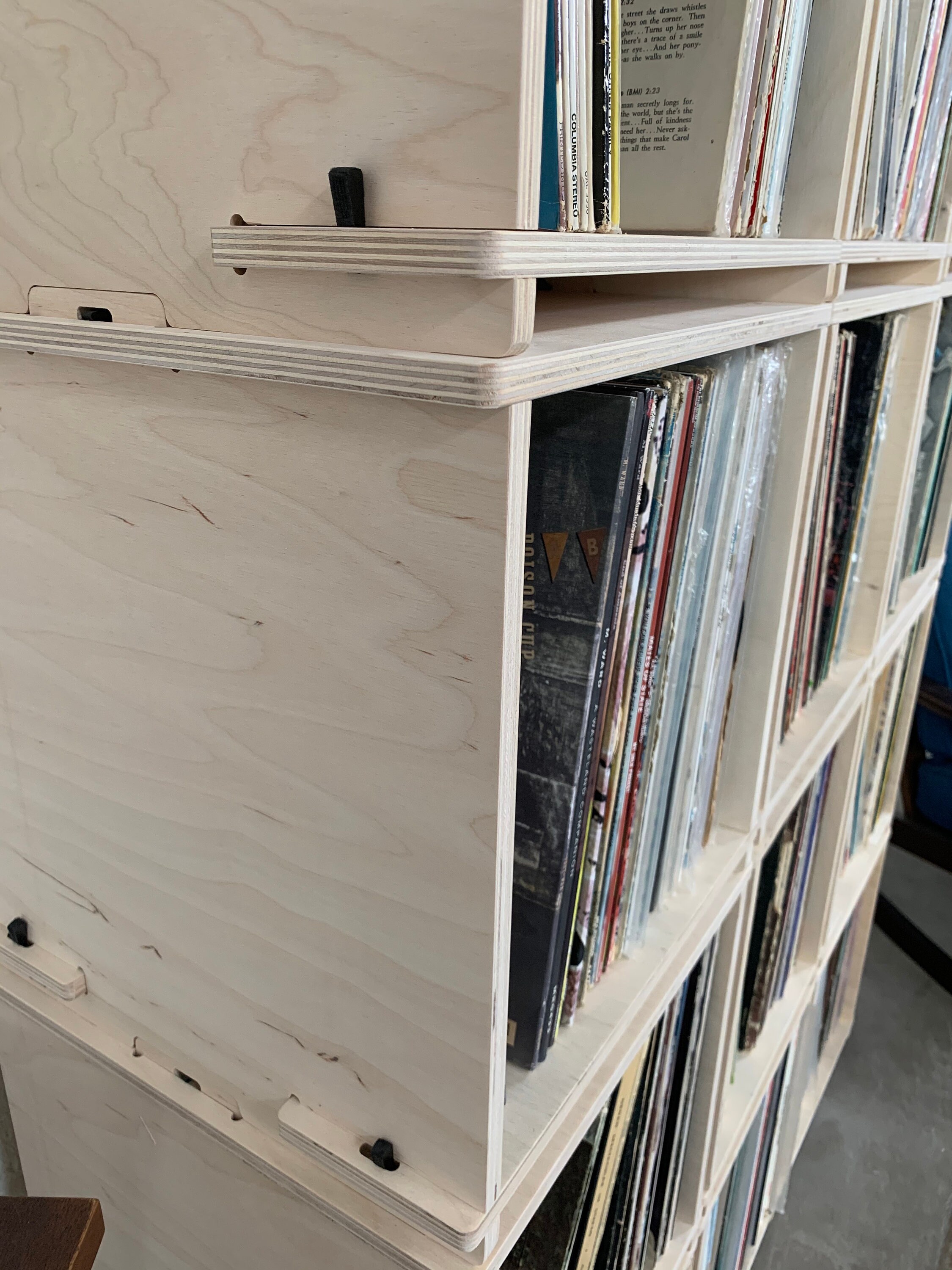 Record Storage BOXSET of 12 With 4 Topper - Etsy