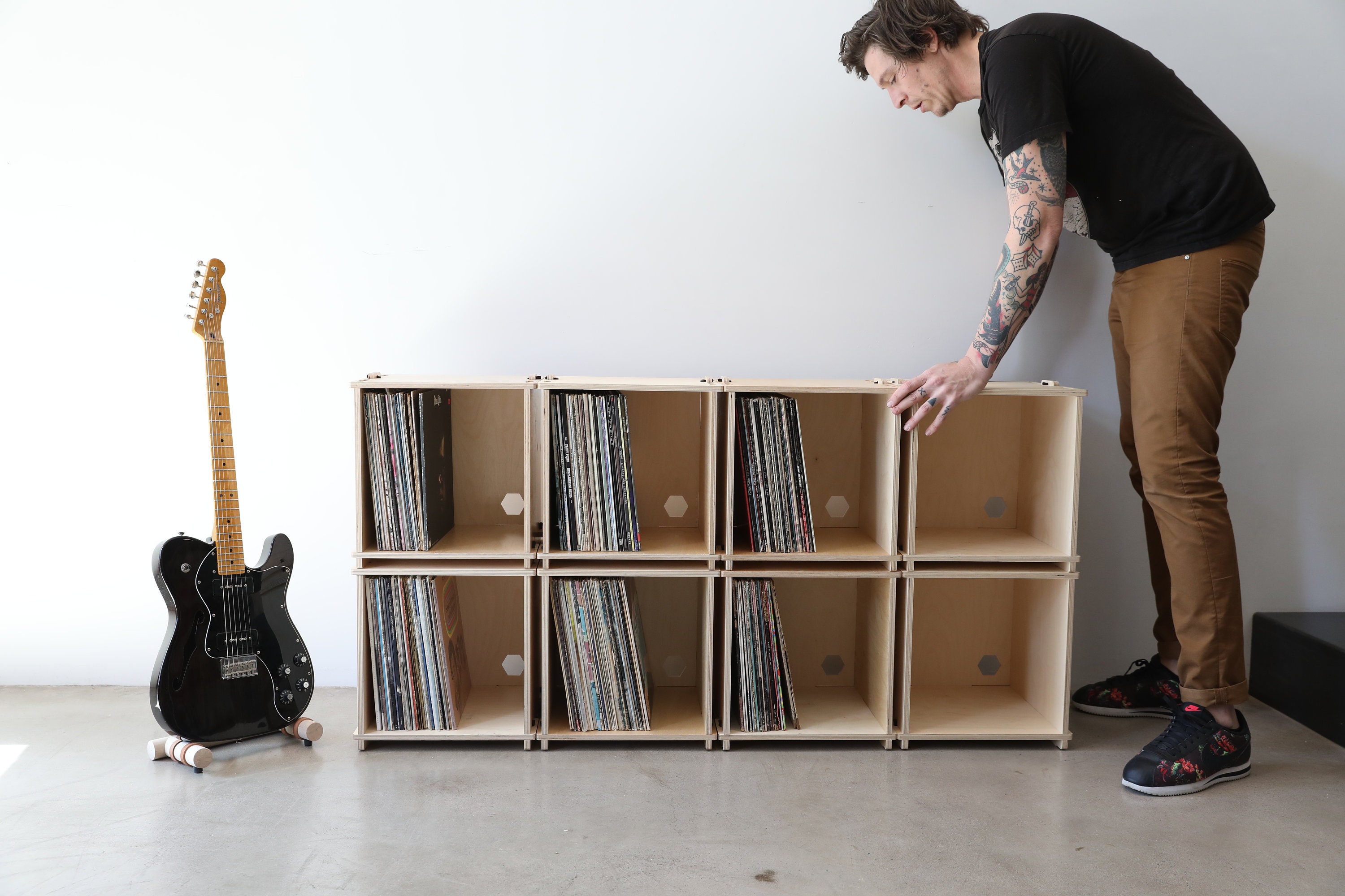 Record Storage BOXSET of 8 With 4 Topper - Etsy