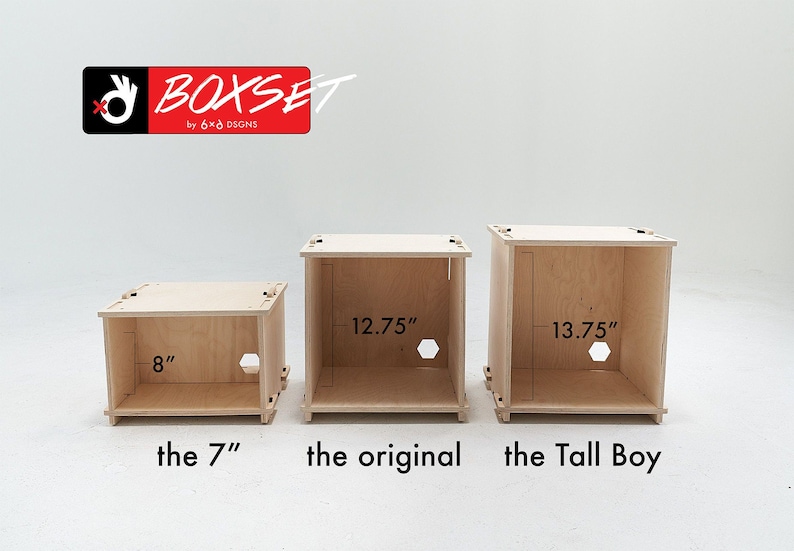 Tall Boy Cabinet Record Storage Box | Etsy