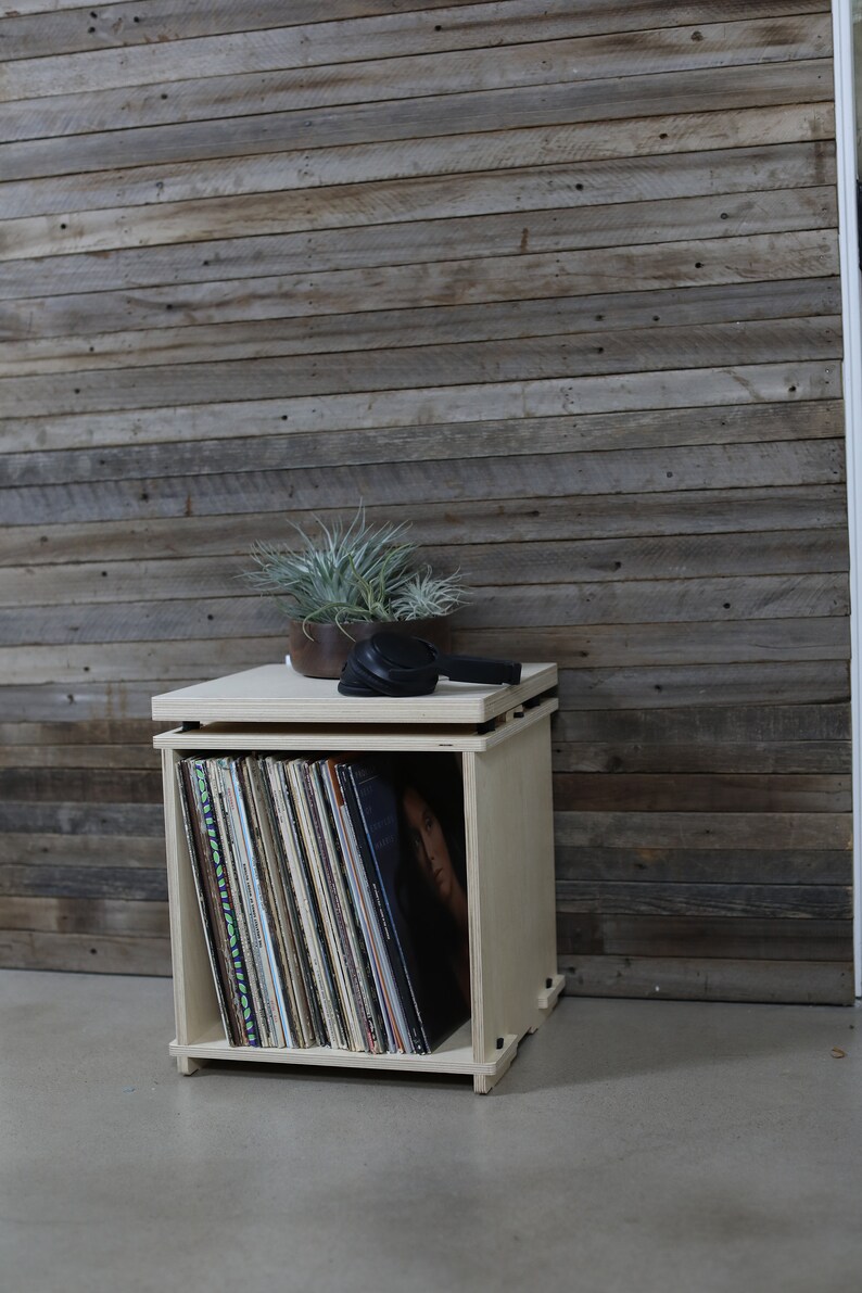 Modular Record Storage System // Set of 1 With Top // JR. - Etsy
