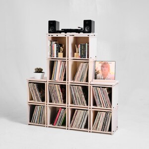 Record Storage Single Box Design Your Own - Etsy