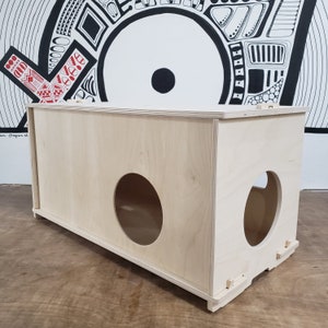 Cat / Kitty Storage Double Wide Box Design Your Own - Etsy
