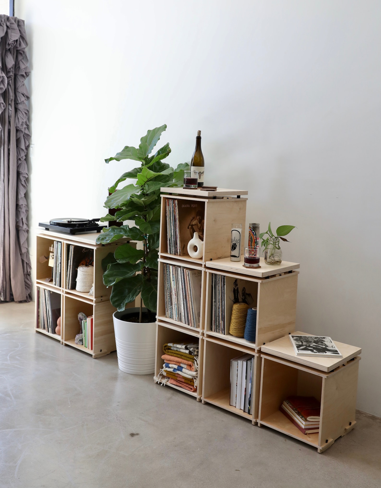 Record Storage Single Box Design Your Own - Etsy