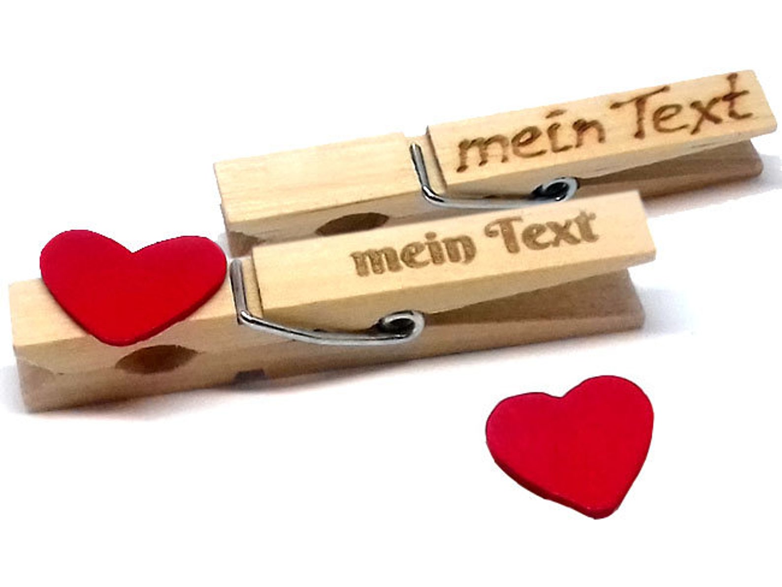 Glubbal ( Glupperl ) Herz, Holz rot - mit Text - Etsy.de