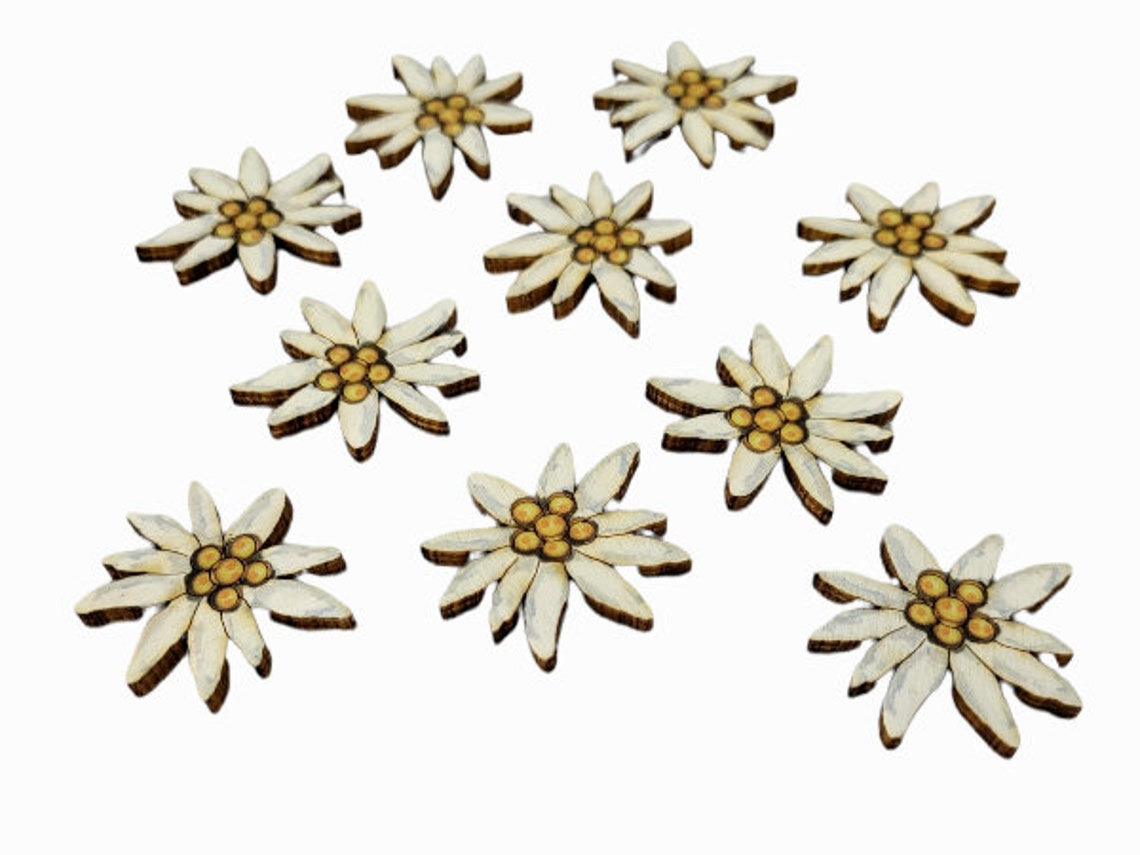 Glubbal ( Glupperl ) Edelweiß Holz + Text - Etsy.de