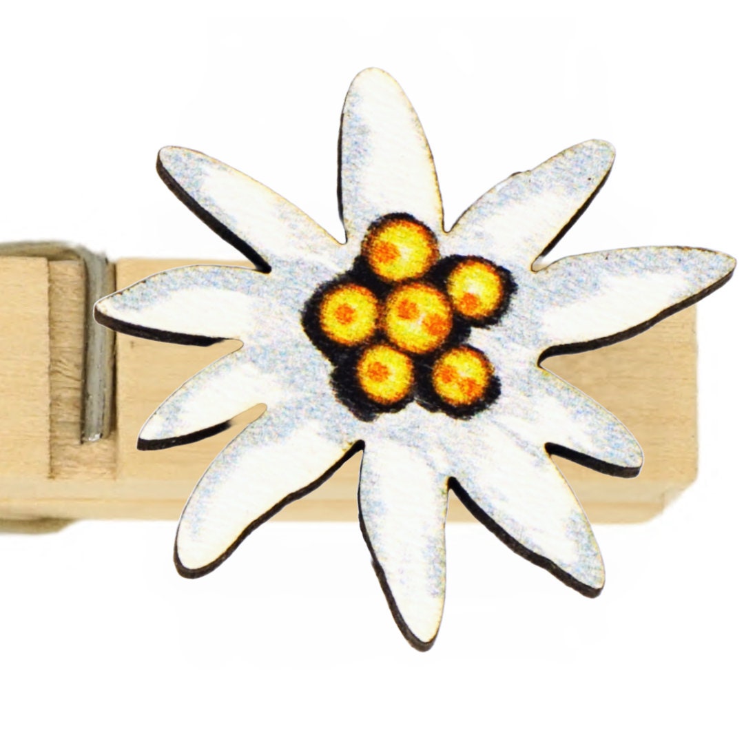 Glubbal ( Glupperl ) Edelweiß Holz + Text - Etsy.de