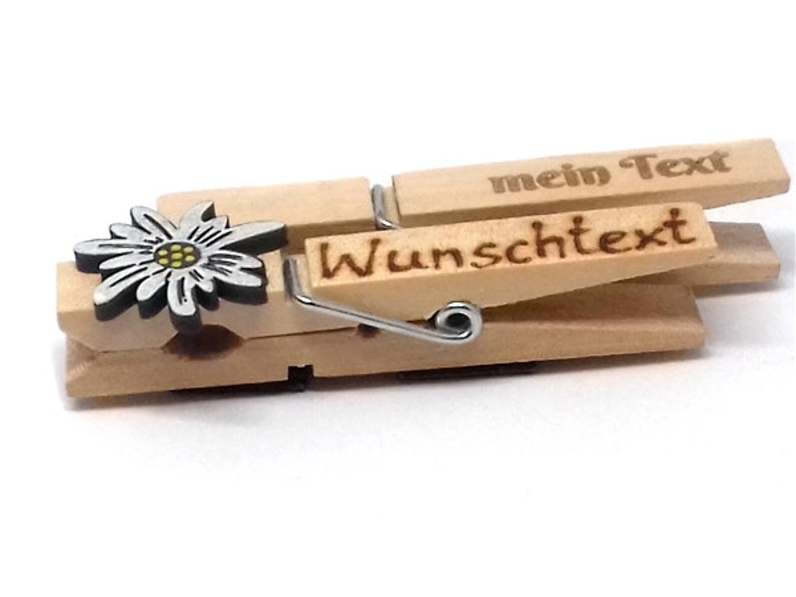 Glubbal Glupperl Edelweiß Holz Text | Etsy