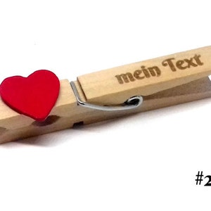 Glubbal ( Glupperl ) Herz, Holz rot - mit Text - Etsy.de