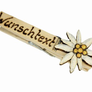 Glubbal ( Glupperl ) Edelweiß Holz + Text - Etsy.de