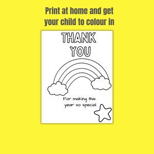 Printable Teacher Teaching Assistant Thank You Card | Digital Download ...