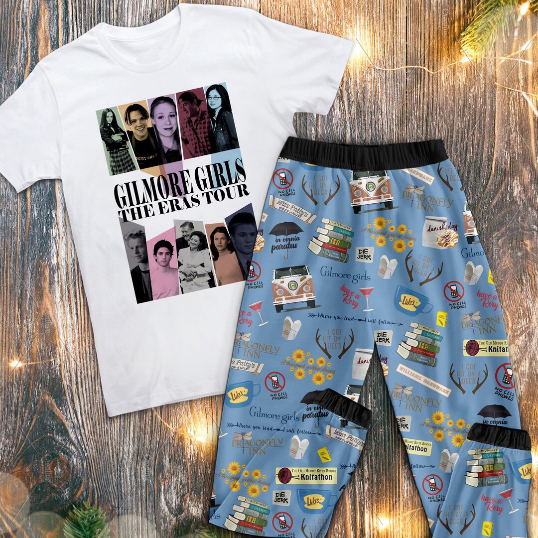 Christmas Gilmore Girls Pajamas Set, Gilmore Girls Pyjamas, Stars ...