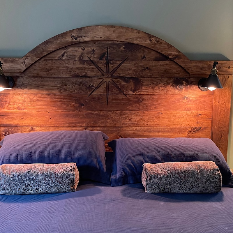 Rustic Headboard - Etsy