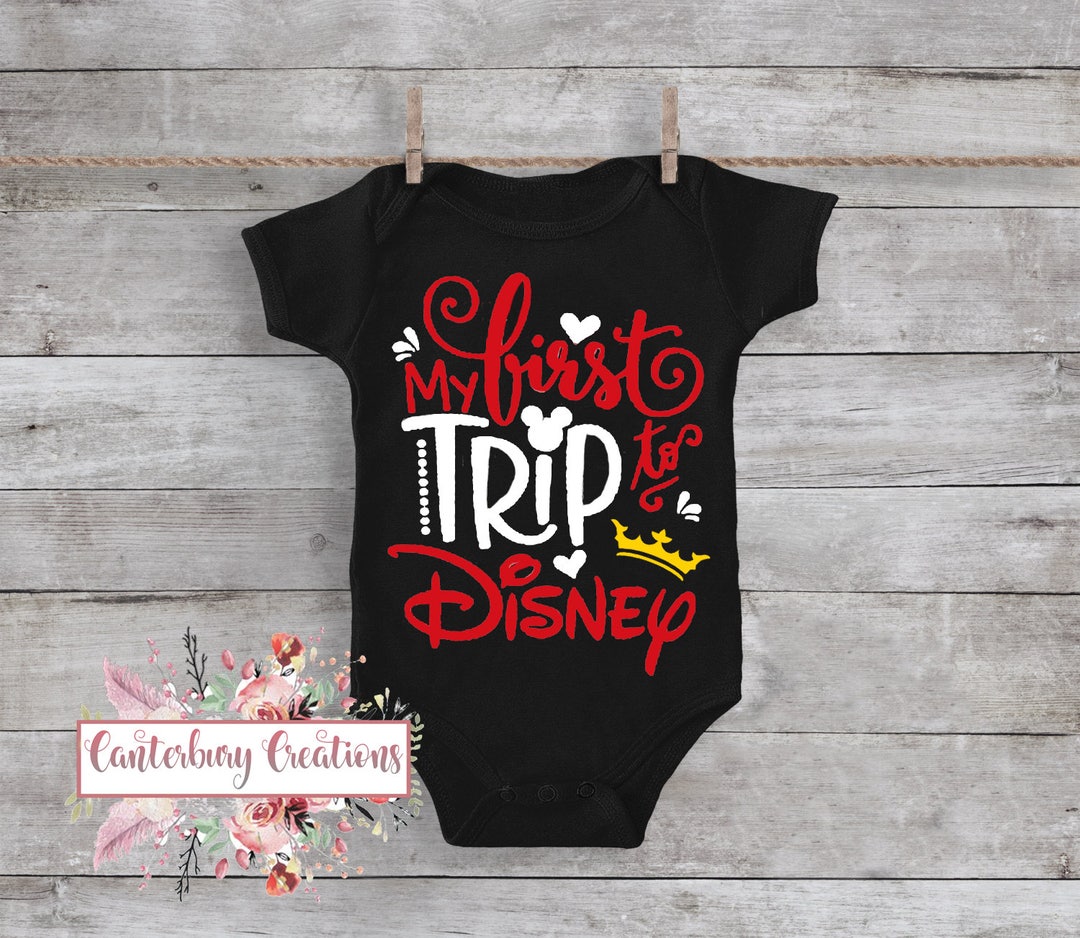 My First Trip To Disney Shirt Disney Vacation Disney Etsy