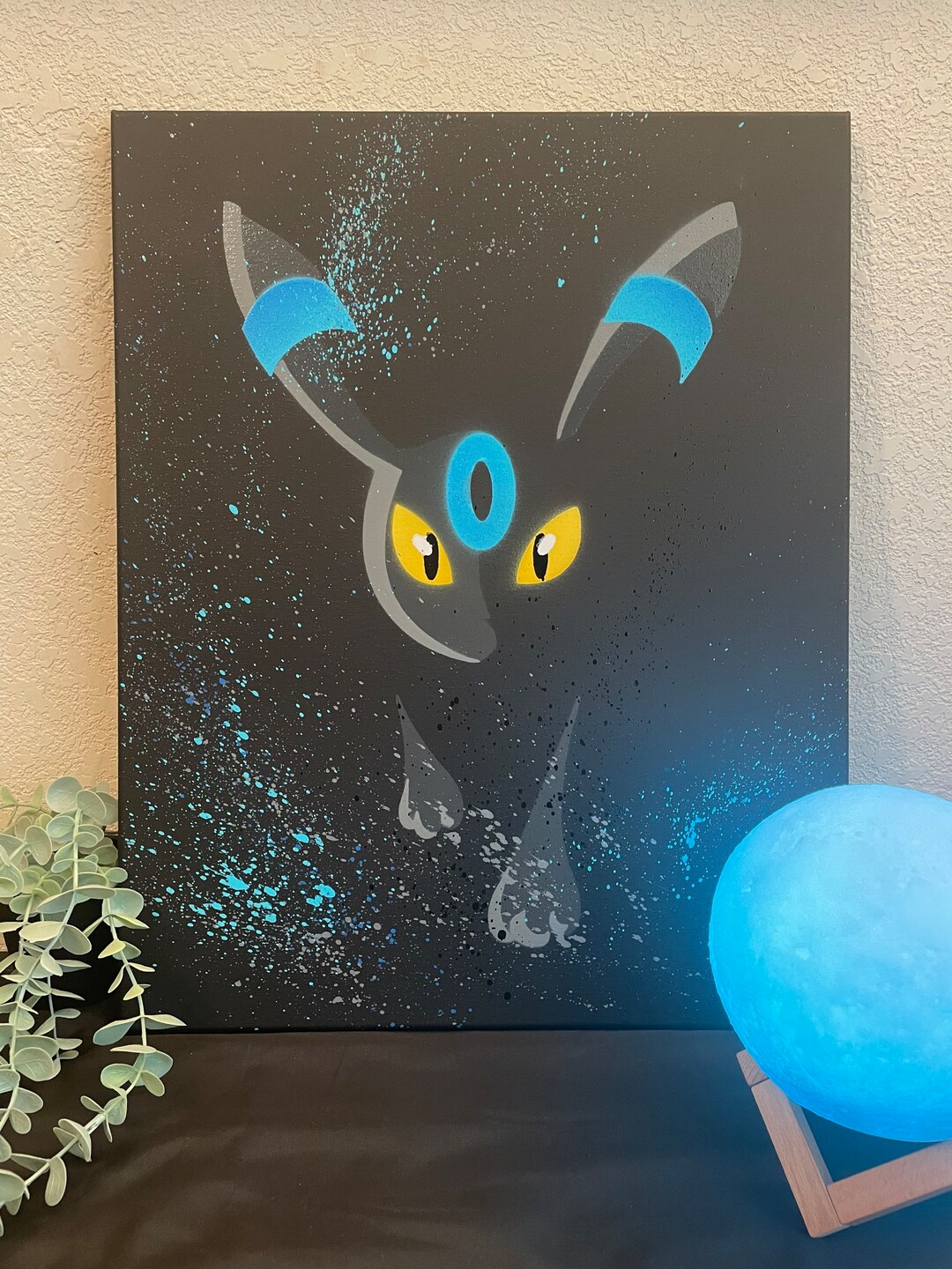 Umbreon Pokémon Spray Painting - Etsy