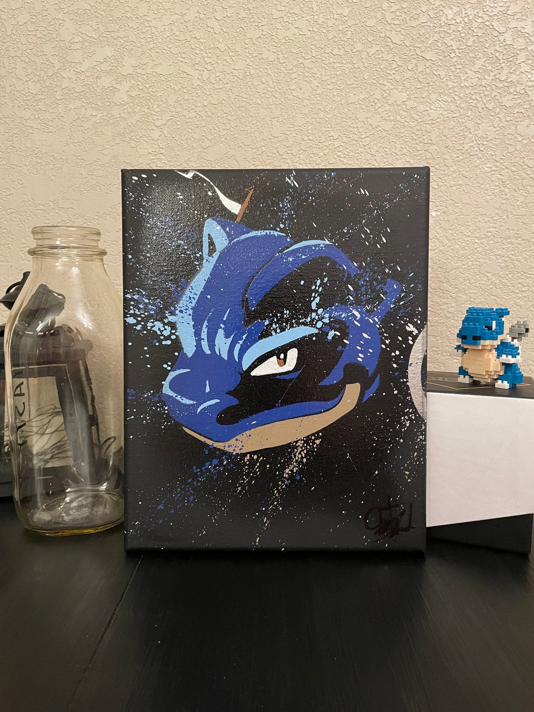 Blastoise Pokemon Spray Painting - Etsy