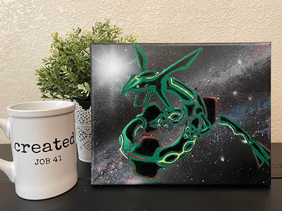 Rayquaza Pokémon Spray Painting - Etsy
