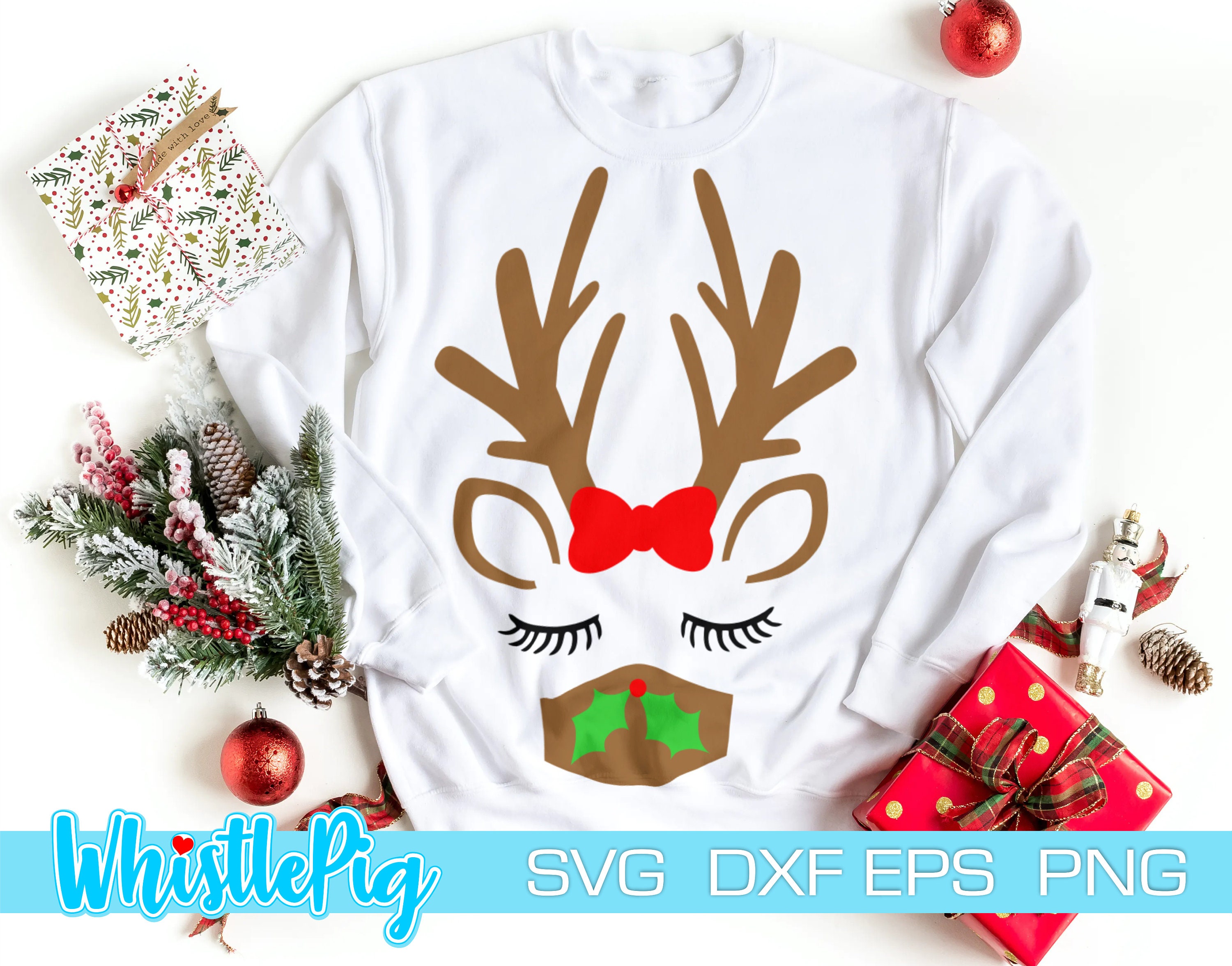 Rudolf svg svg file for cricut Christmas SVG Christmas cut file ...