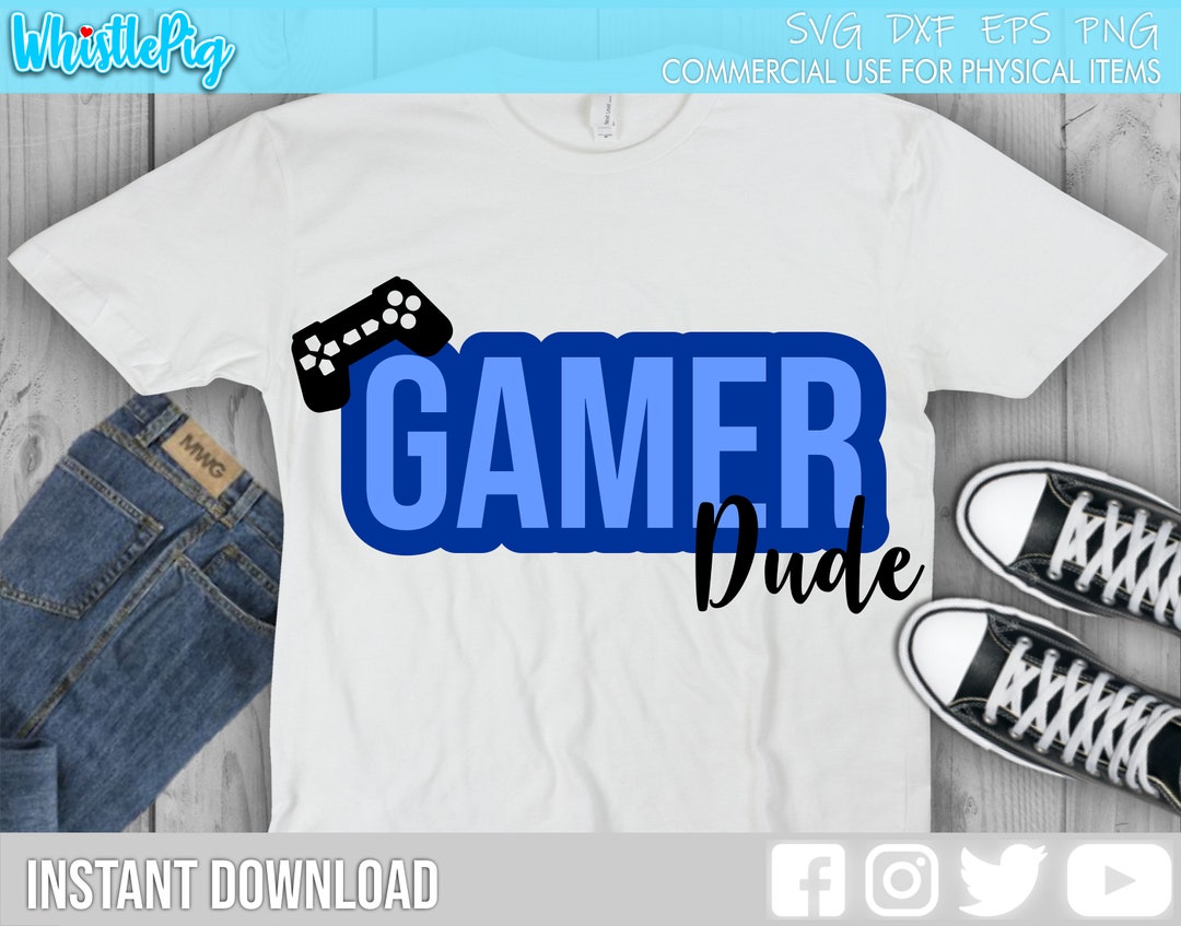 Gamer Dude SVG Gamer SVG Video Game Svg Gamer Mom Svg Video - Etsy ...